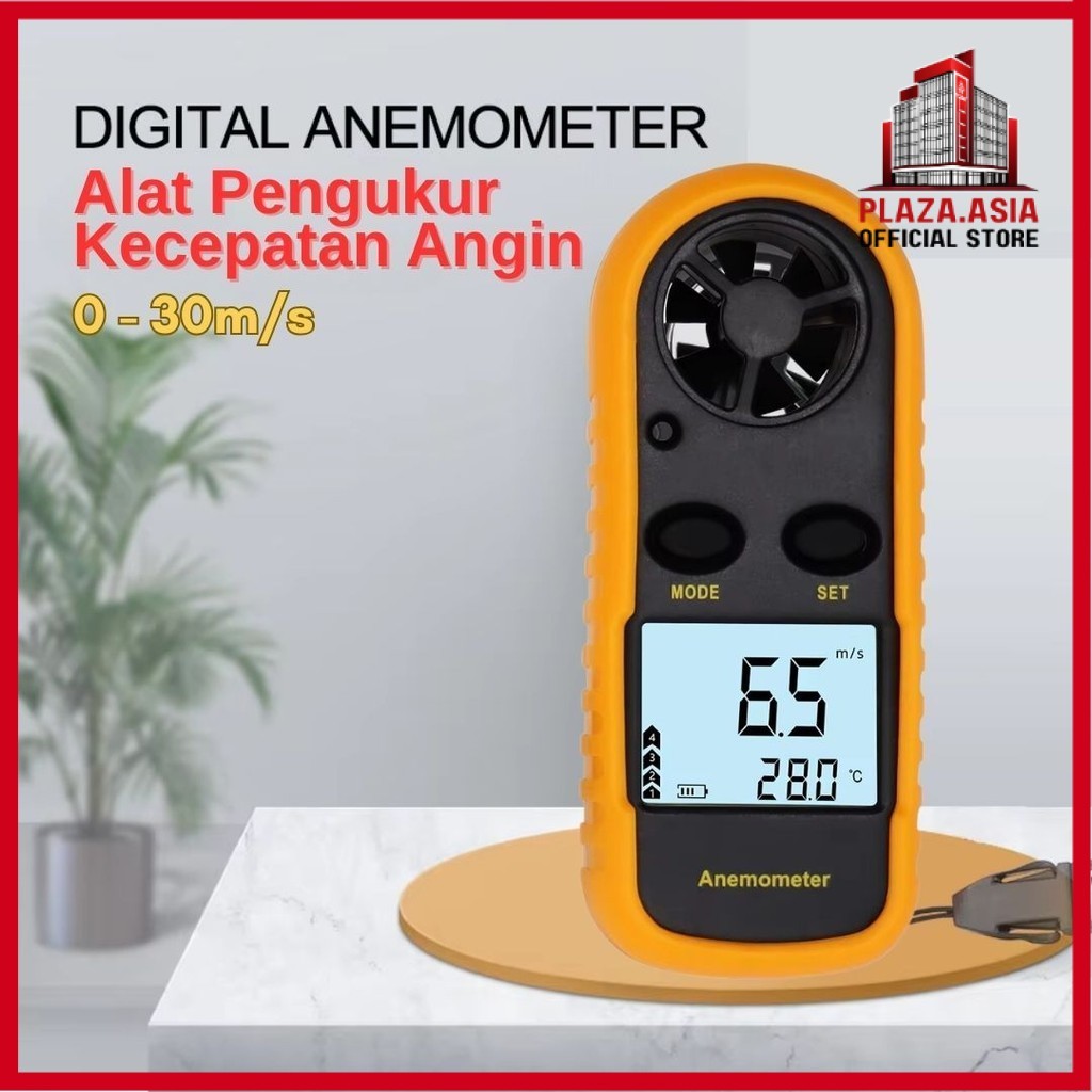 Jual Anemometer Alat Pengukur Kecepatan Angin Digital Wind Tester ...