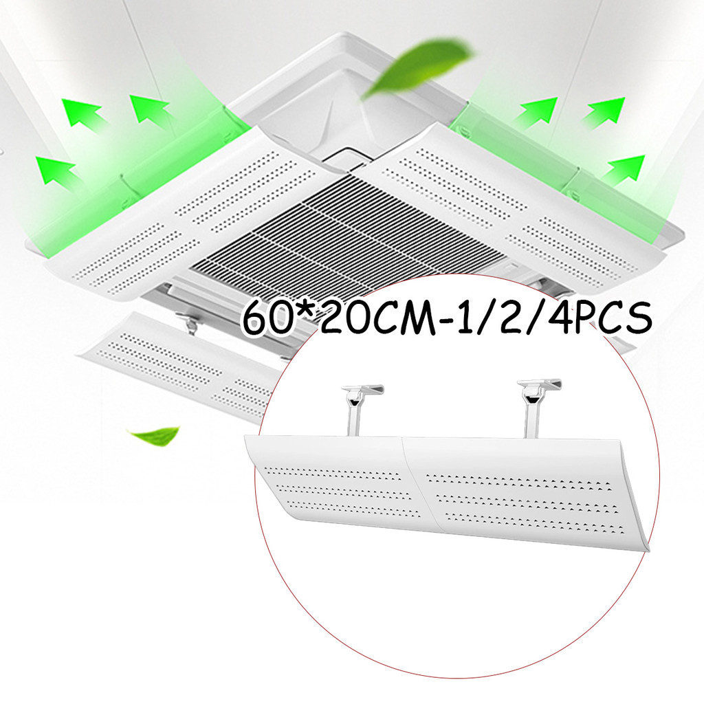 Jual 1/2/4pcs AC Cover Reflector Talang 60*20 cm Penahan Angin Air ...