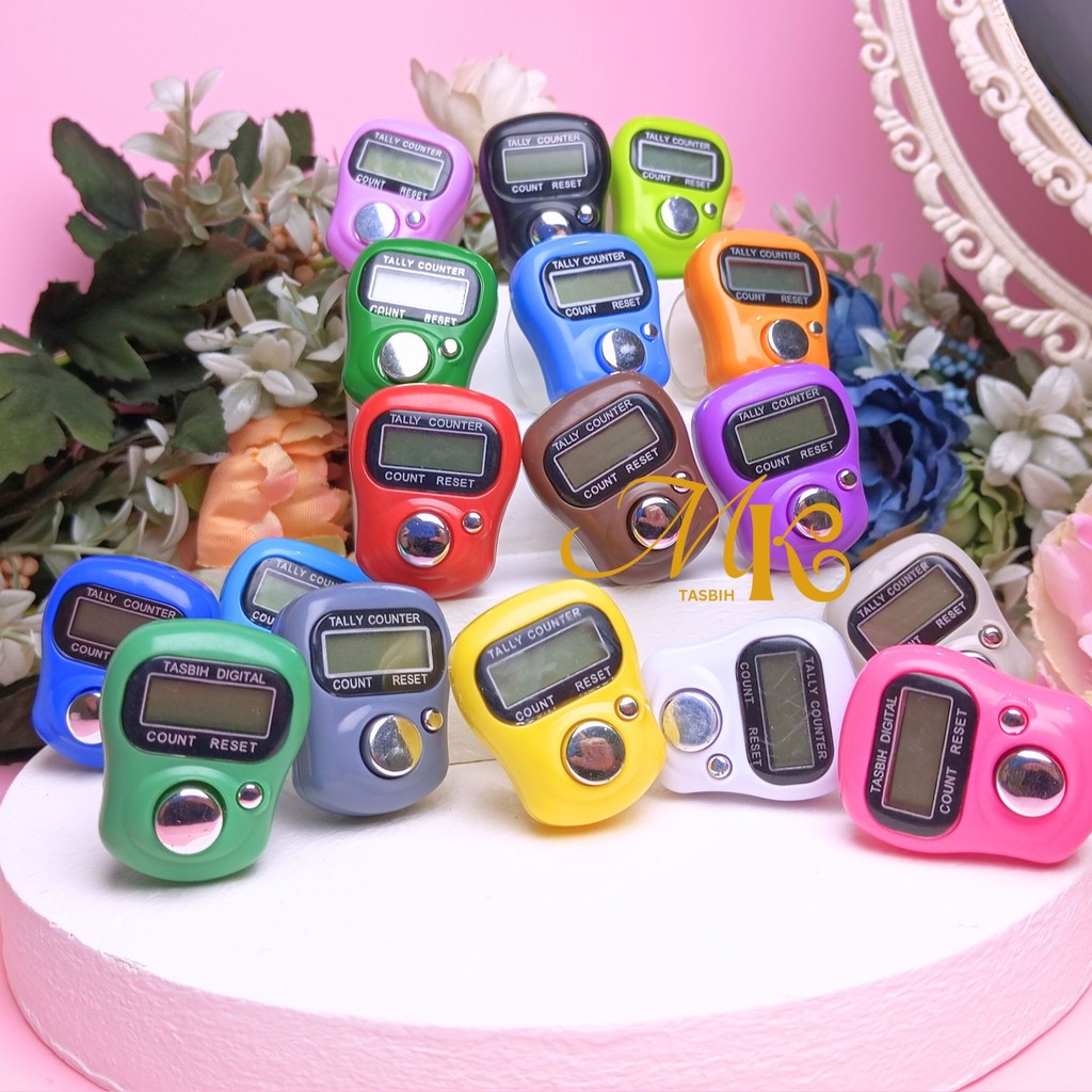 Jual [MK TASBIH] Tasbih Digital Mini /Tasbih Cincin Kemasan Mika + Card ...