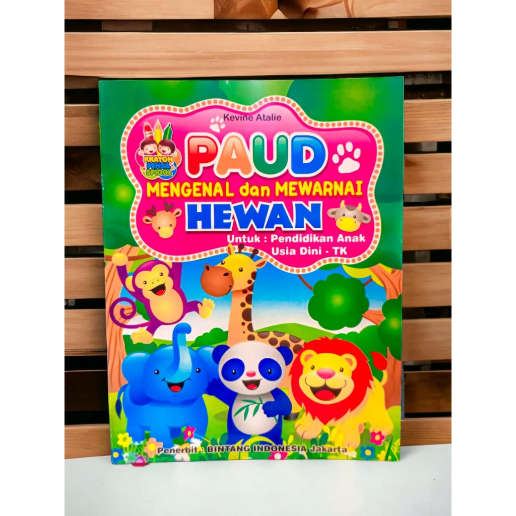 Jual Buku Anak - Mengenal dan Mewarnai untuk PAUD TK dan Pra SD HEWAN 2 ...