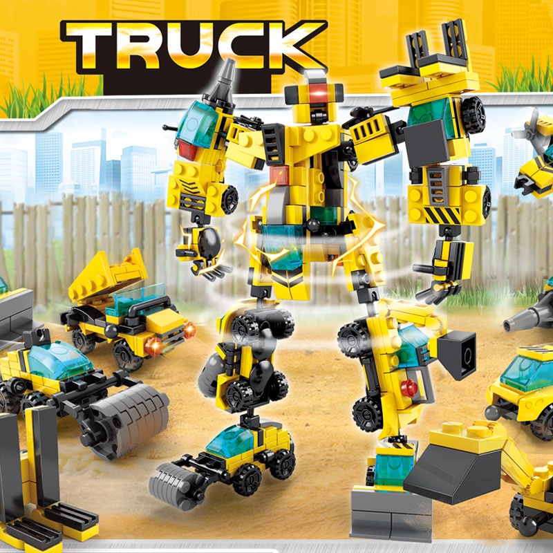 Jual 8in1 Engineering Truk Model Mainan Block Mainan Anak Perempuan Mainan Edukasi Anak(bisa ...