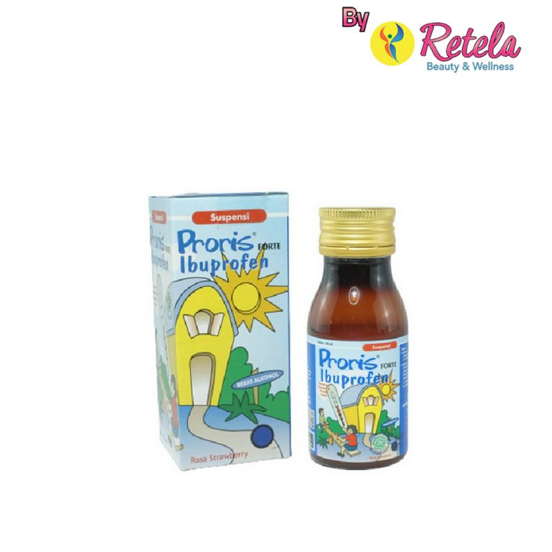 Jual Proris Susp Forte 50Ml Strawberry | Shopee Indonesia