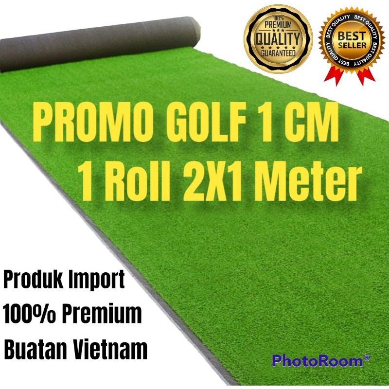 Jual KARPET RUMPUT SINTETIS UKURAN 2M X 1M TIPE GOLF TEBAL 1 CM ...
