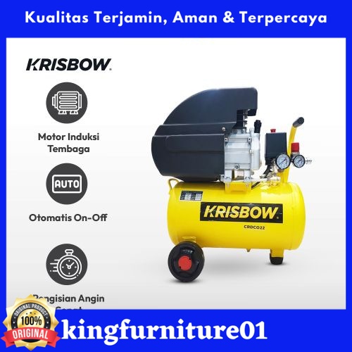Jual Krisbow Compressor Kompresor Angin 2Hp 24L 8Bar 1Ph Crdc022 ...