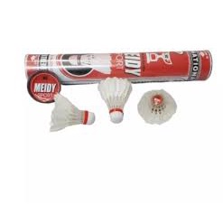 Jual Bola Badminton Kok Bulu Tangkis Shuttlecock 1 Slop isi 12 Pcs ...