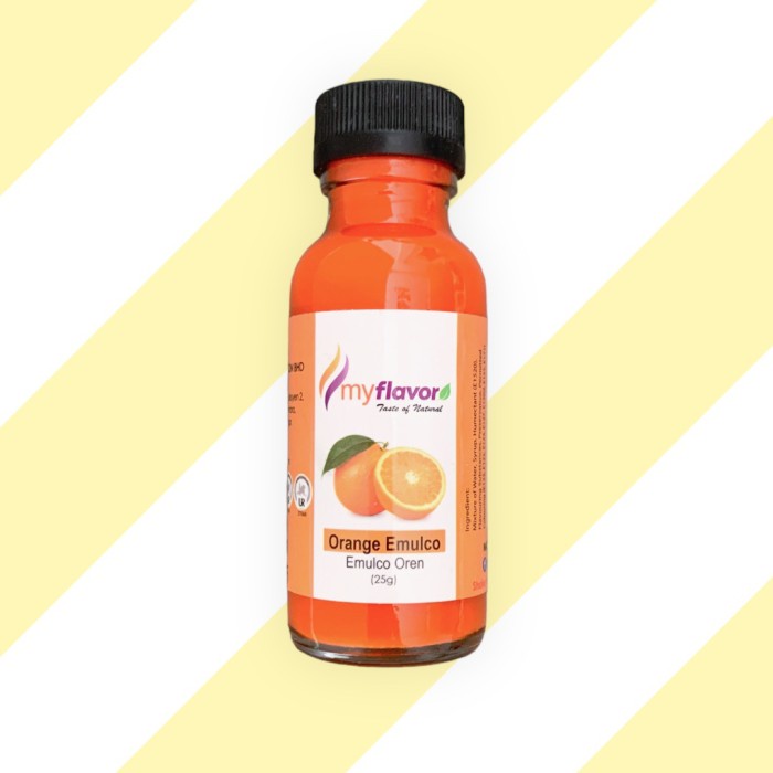 Jual My Flavor Orange Jeruk Emulco Perasa dan Pewarna Makanan | Shopee ...