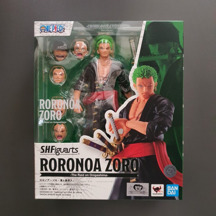 Jual Bandai SHF Roronoa Zoro One Piece The Raid on Onigashima | Shopee ...