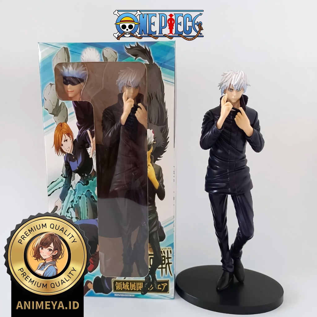 Jual ACTION FIGURE JUJUTSU KAISEN SATORU GOJO STANDING DUA KEPALA ...