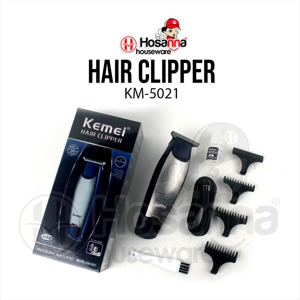 Jual KM 5021 Alat Cukur Rambut Kemei Elektrik / Hair Clipper USB | Shopee Indonesia