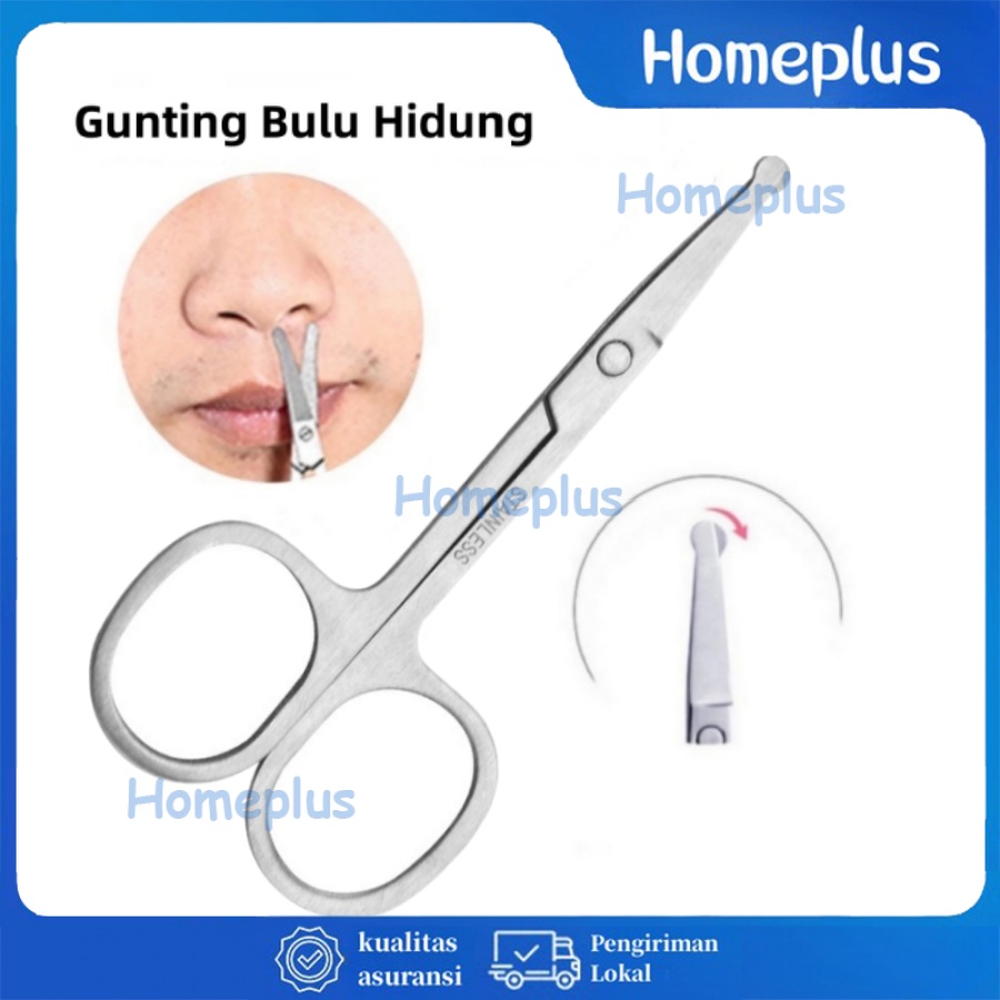 Jual HomePlus Gunting Bulu Hidung Gunting Kumis Gunting Bulu Jenggot ...
