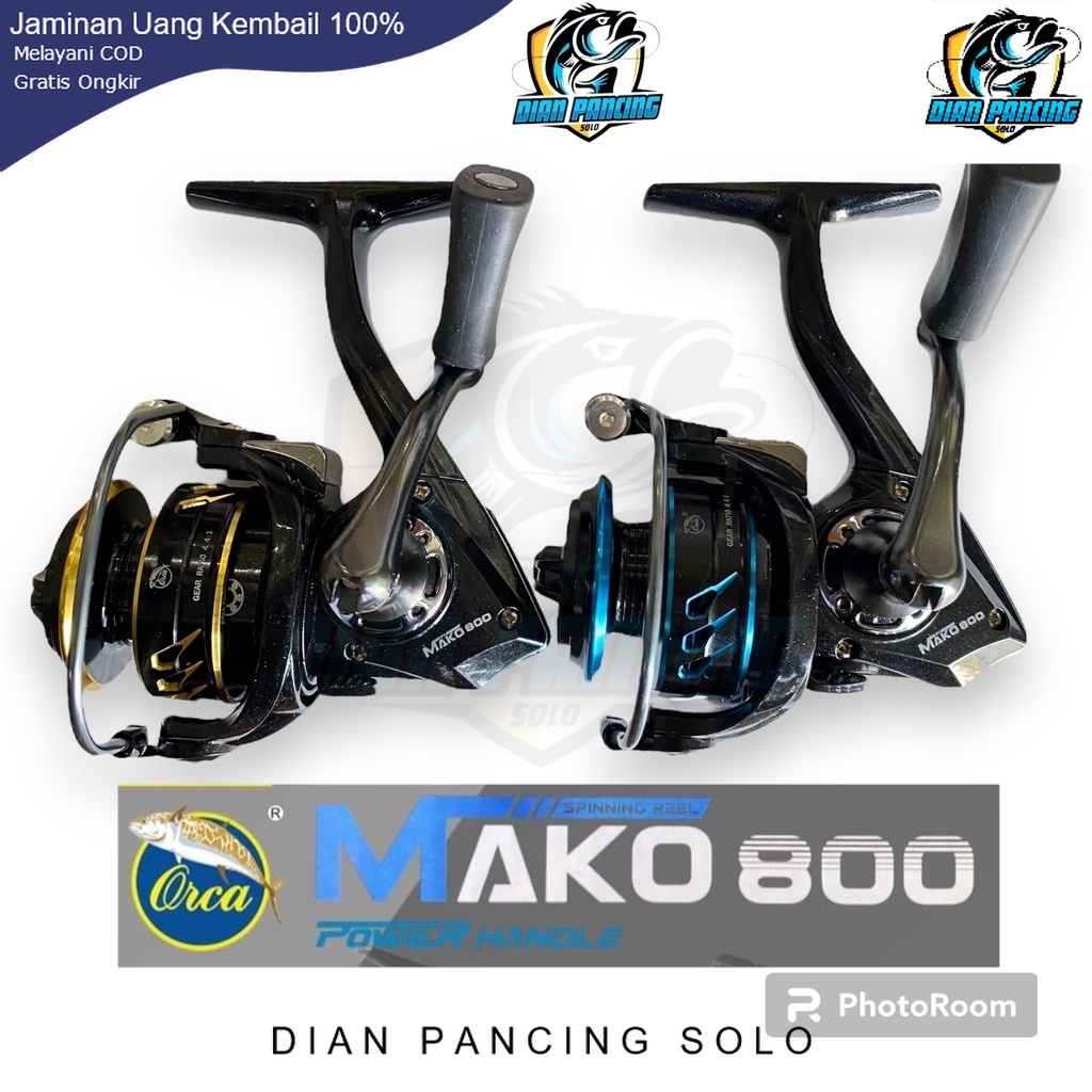 Jual Reel Pancing Mini Ultralight Orca Mako 800 Power Handle Micro ...