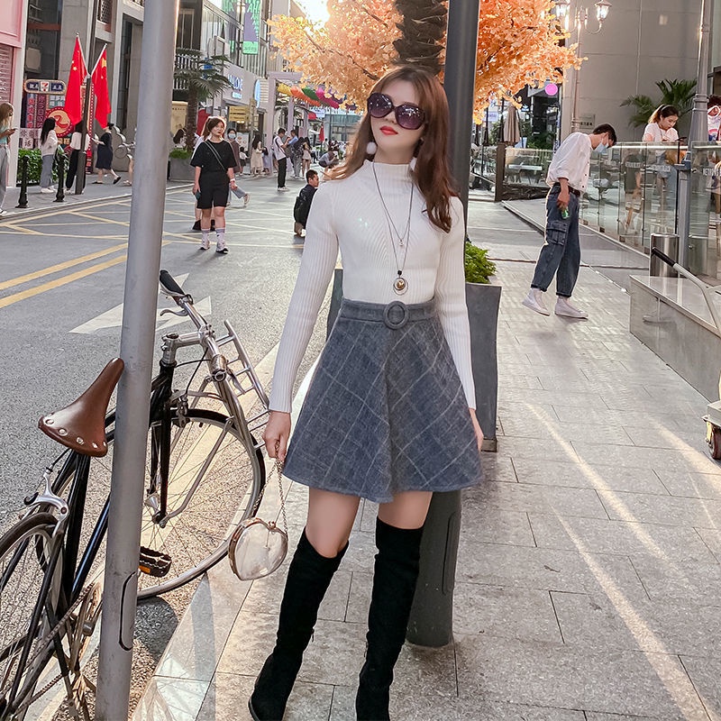 Jual Newlan DQ010 Rok Mini Heejin Skirt/Korean Women Skirt/Rok Pendek ...