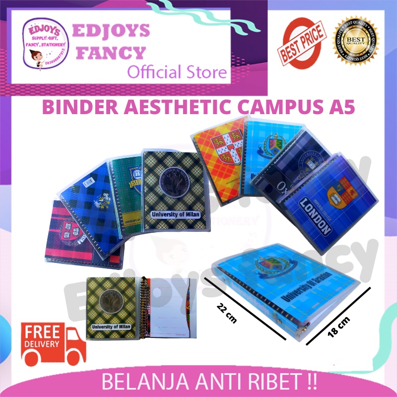 Jual Binder campus aesthetic A5 | Shopee Indonesia