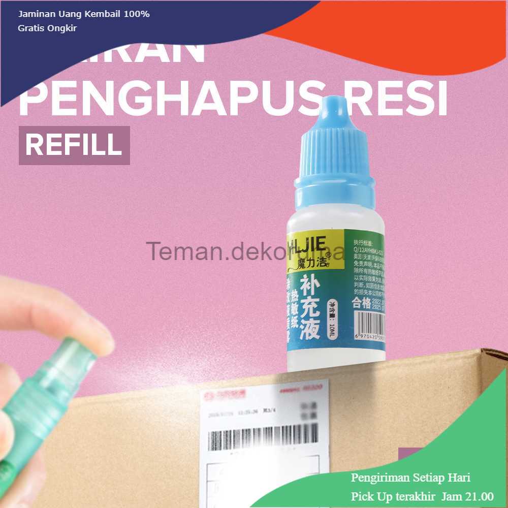 Jual TD - ATK MLJIE Refill Cairan Penghapus Resi Tinta Thermal Paper ...