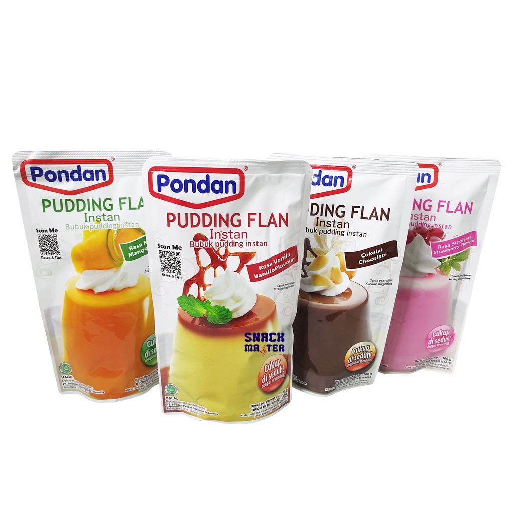 Jual Pondan Pudding Flan Instant - Netto 100gr. | Shopee Indonesia
