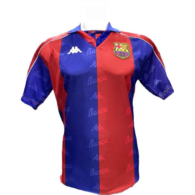 Jual jersey barcelona home kit 1993 KAPPA ITALY | Shopee Indonesia