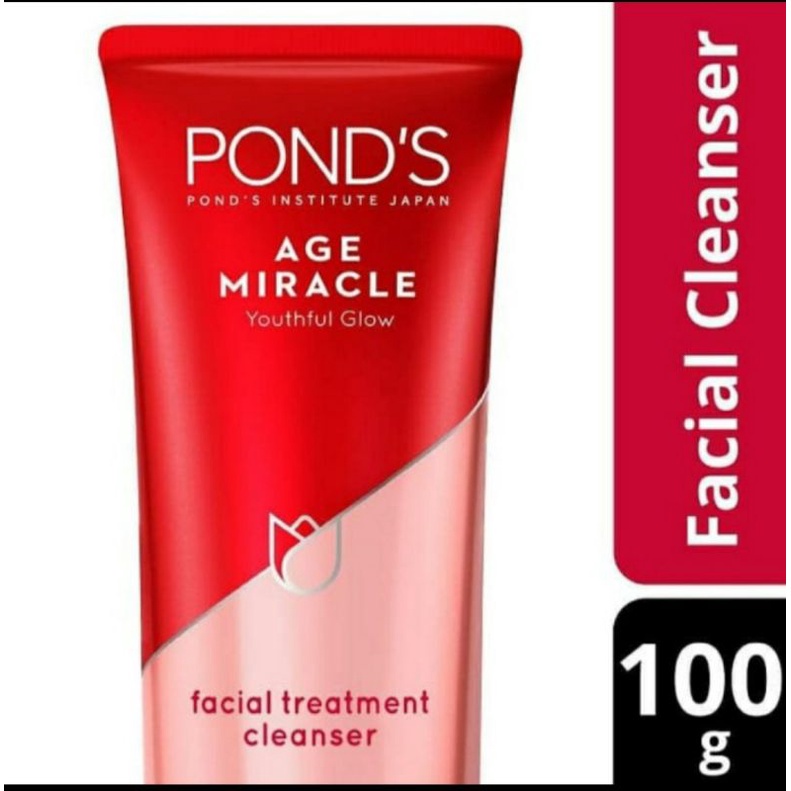 Jual Ponds Age miracle Facial Treatment Cleanser | Facial Foam -100gr ...