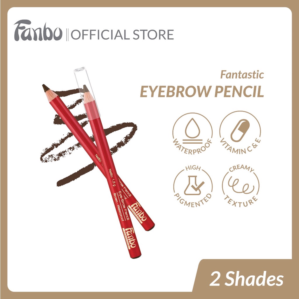 Jual Fanbo Fantastic Eyebrow pencil - Pensil Alis - Waterproof - Tahan ...