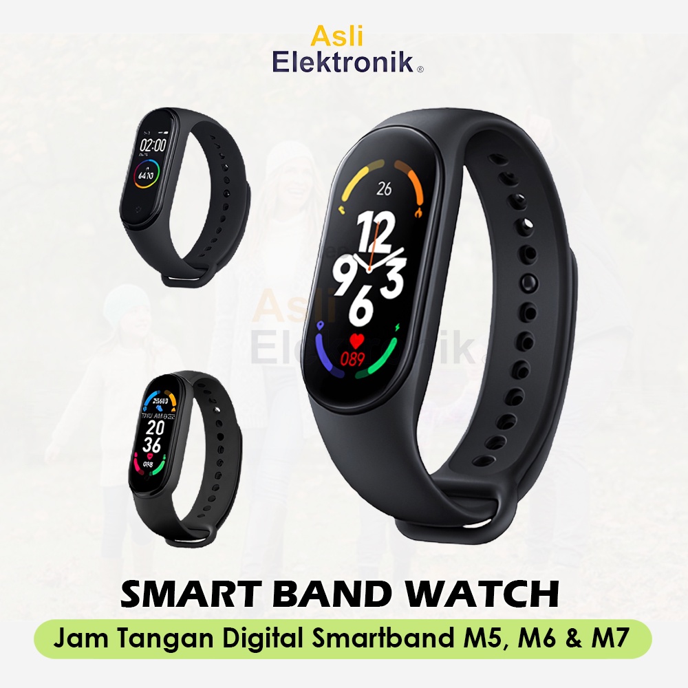 Jual SmartWatch Jam Tangan Pintar Smart Watch M5 // M6 // M7 | Shopee ...