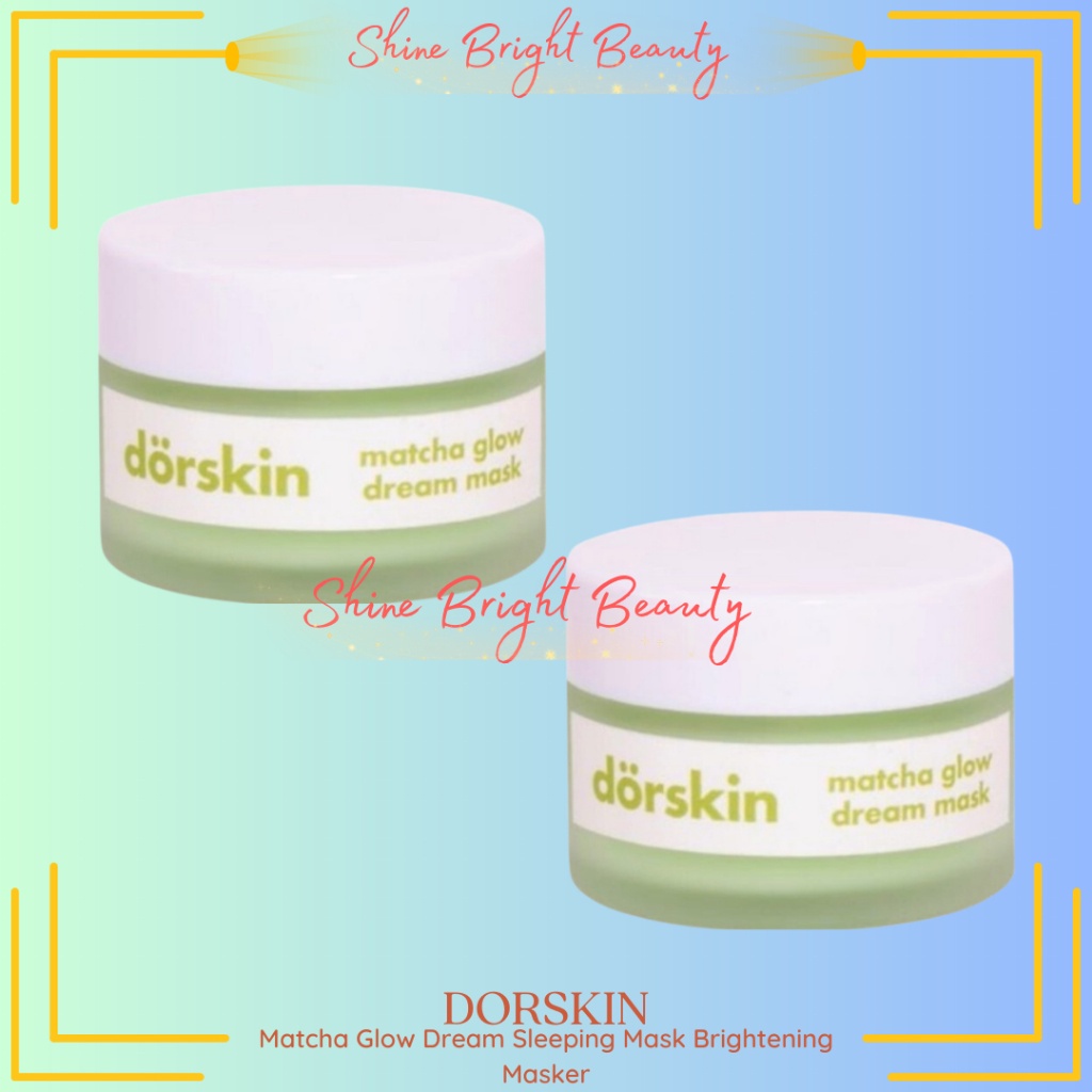 Jual Dorskin Original Matcha Glow Dream Sleeping Mask Brightening ...