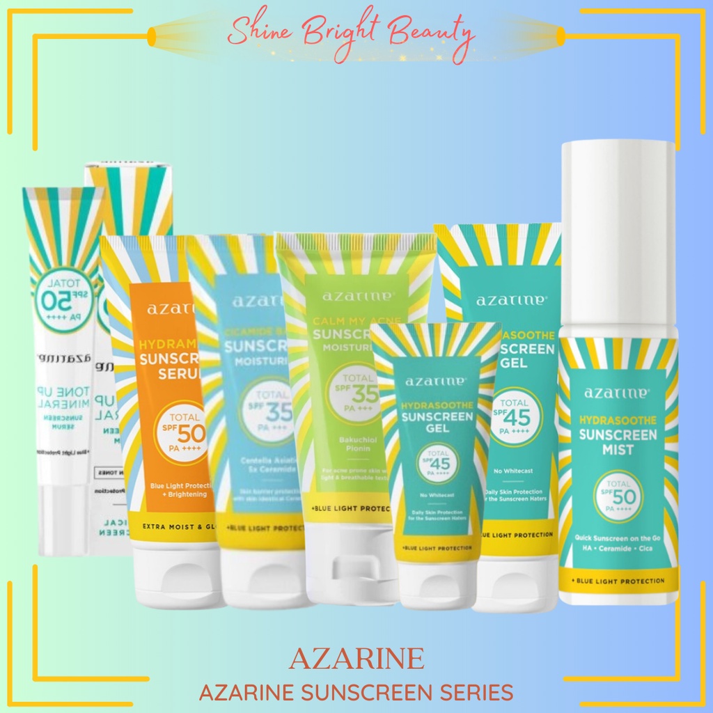 Jual Azarine Hydrasoothe Sunscreen Gel Mist SPF 50 PA++ Hydramax-C ...