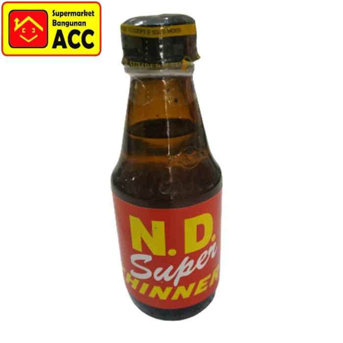 Jual Thinner ND Botol Kecil / Pengencer Cat Kayu Besi | Shopee Indonesia