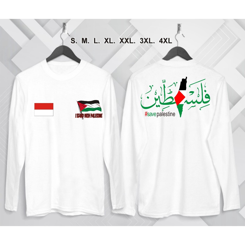 Jual Akd Kaos Palestina Bendera Indo STAND WITH Palestine Lengan ... Jual Akd Kaos Palestina Bendera Indo STAND WITH Palestine Lengan ...
