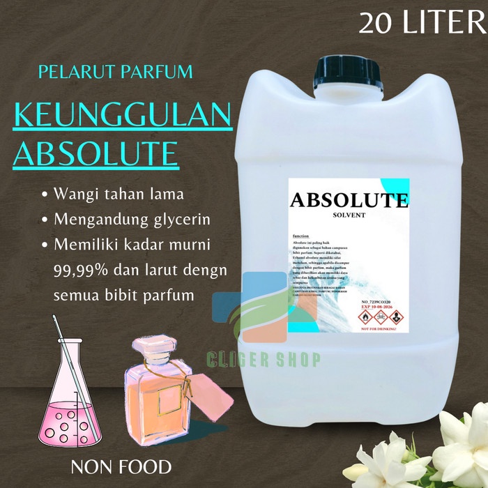 Jual ABSOLUTE 20 LITER MURNI 100% / CAMPURAN PARFUM / ABSOLUT 20 LITER ...