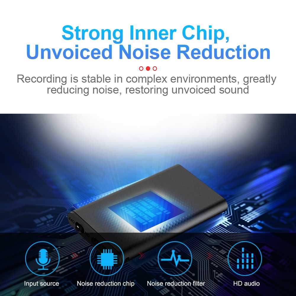Jual Perekam Suara Mini Portabel Voice Recorder Noise Reduction 8GB ...