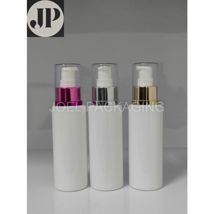 Jual Botol Rf 100ML Putih Pump Treatment FullCap Silver Gold Pink 100 ML - Gold 16 | Shopee ...