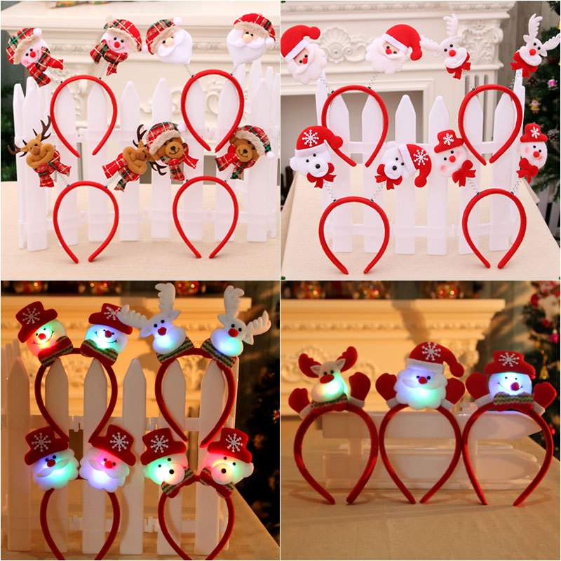 Jual Bando Natal santa clause LED nya la goyang Bando merry chrismast ...