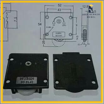 Jual Roda pintu lemari sliding geser SD 3141 HUBEN | Shopee Indonesia