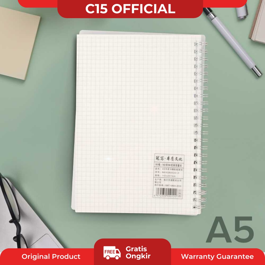 Jual C15 JIANWU Buku Binder Catatan Jurnal Harian Notebook Ukuran A5 ...