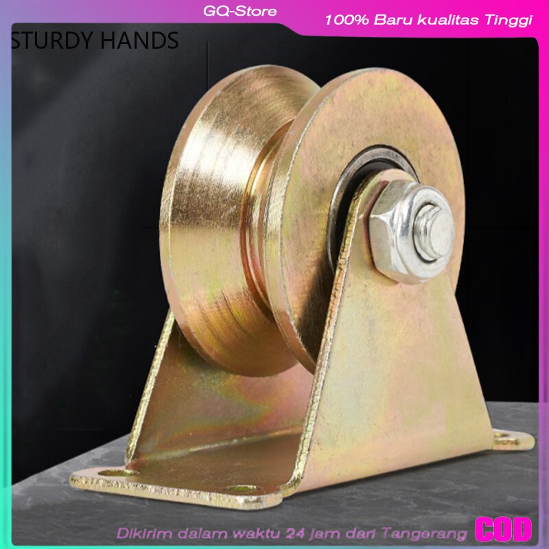 Jual Roda Pagar 50mm Roda Bubut Galvanized Sliding Gate Wheel Tinggi ...