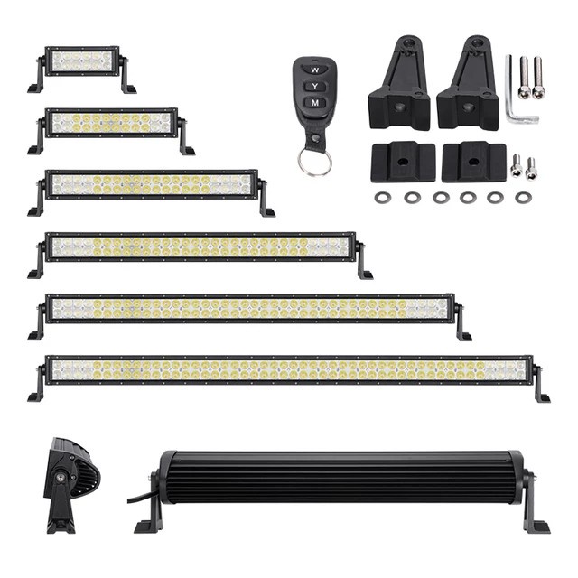 Jual LED BAR Lampu tembak Sorot 105 CM SINAR 2 warna PUTIH KUNING REMOT ...