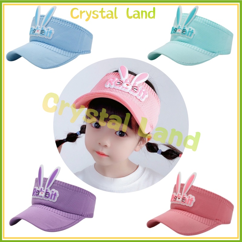 Jual Topi Anak Rabbit / Topi Pantai Sunshade / Anak Korea Fashion Visor ...