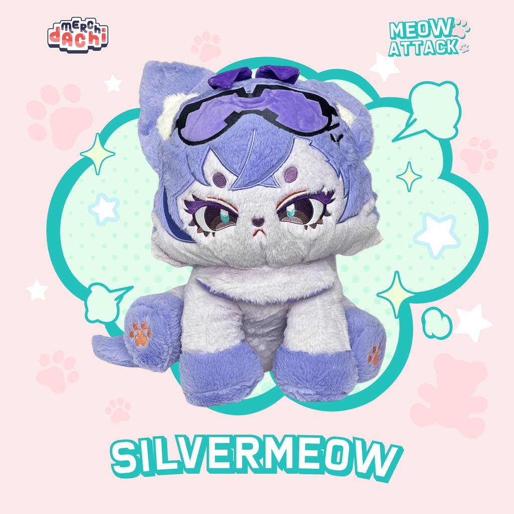 Jual Plush Meow Silverwolf High Quality Game Toy Honkai Star Rail ...