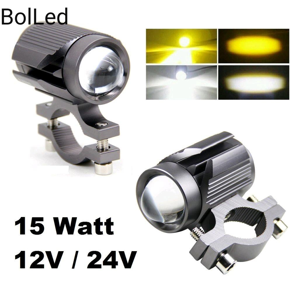 Jual Lampu tembak led stang 2 warna 24v truk bus BolLED | Shopee Indonesia