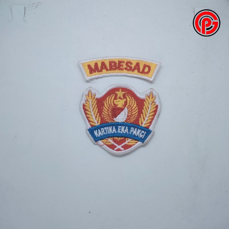 Jual Best Seller Logo Bordir Mabesad TNI / Bordir Mabesad TNI / Bordir ...