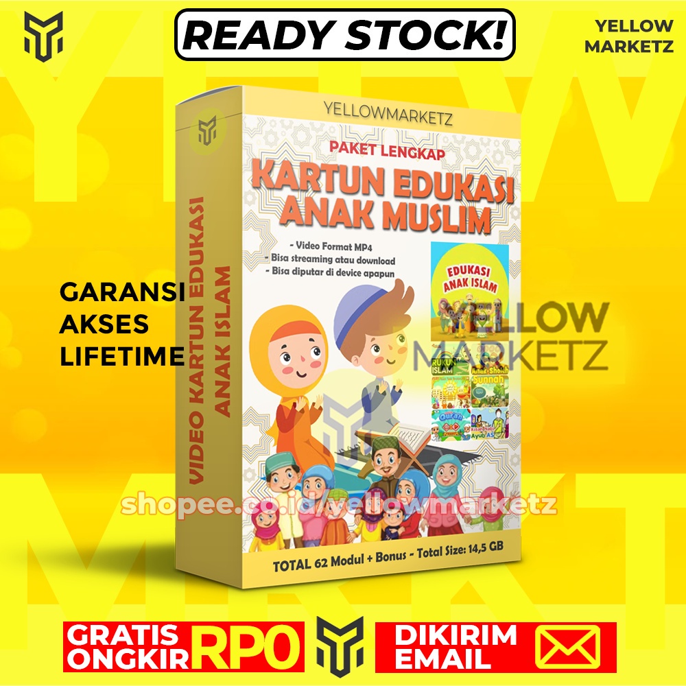 Jual KARTUN ANAK MUSLIM - Video Edukasi Anak Islam Lengkap - Tumbuh Kembang Anak dengan Nilai ...