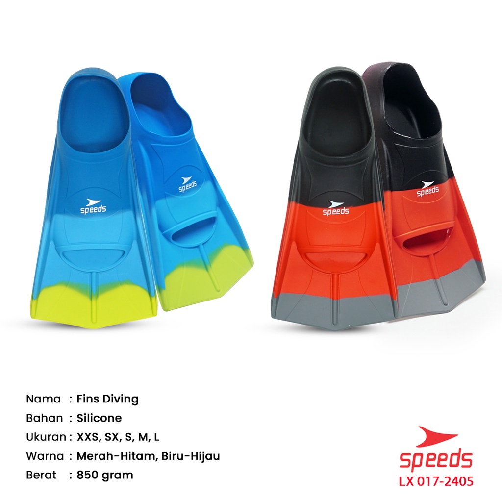 Jual SPEEDS Kaki Katak Sepatu Katak Kodok Fins Fin Renang Selam Diving ...