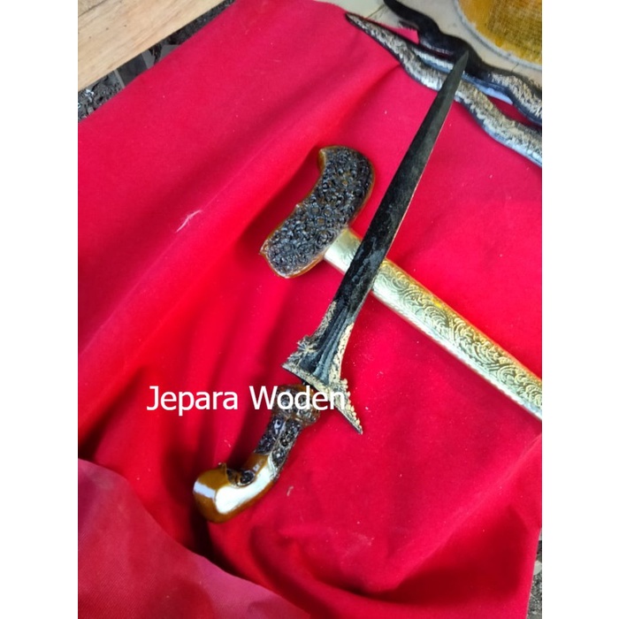 Jual keris naga raja kamarogan sempaner kinatah lengkap dengan warangka ...