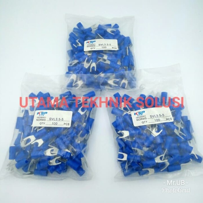 Jual Kabel Skun Y KSP SVL 3.5-5 Biru Untuk Kabel 2.5mm Sampai 4mm | Shopee Indonesia