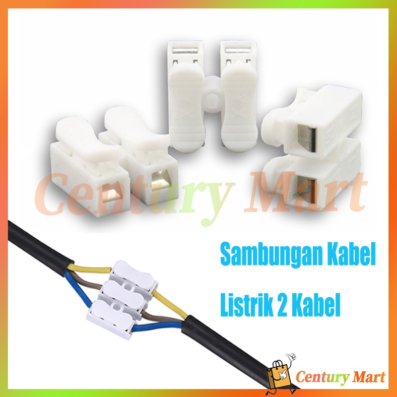 Jual 50pcs quick cable release 2 connector /Quick Connect Wiring ...