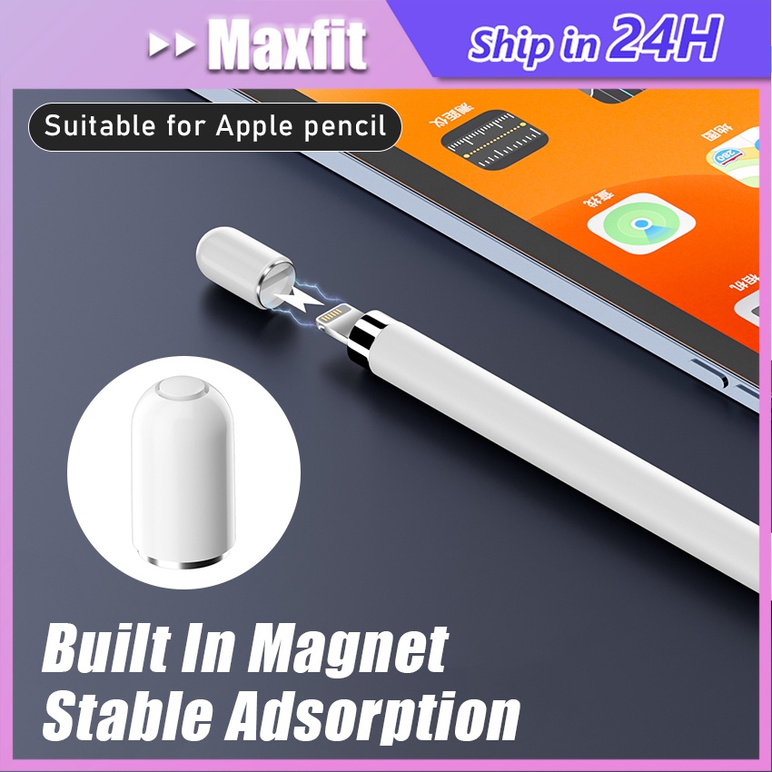 Jual Magnetic Cap Pencil Replacement Stylus Touch Pen Cover Case for ...