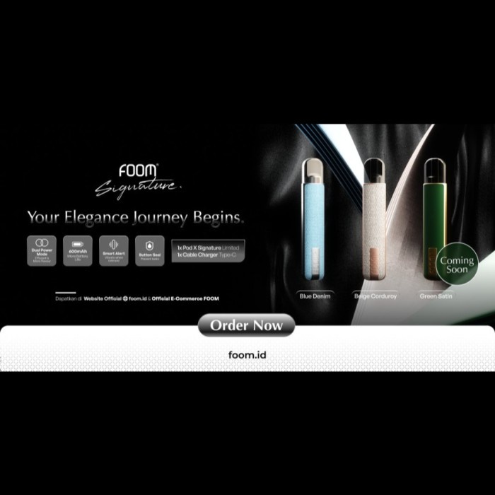 Jual Pod Foom X SIGNATURE Series Pods Kit by Foom Lab Pod System ...