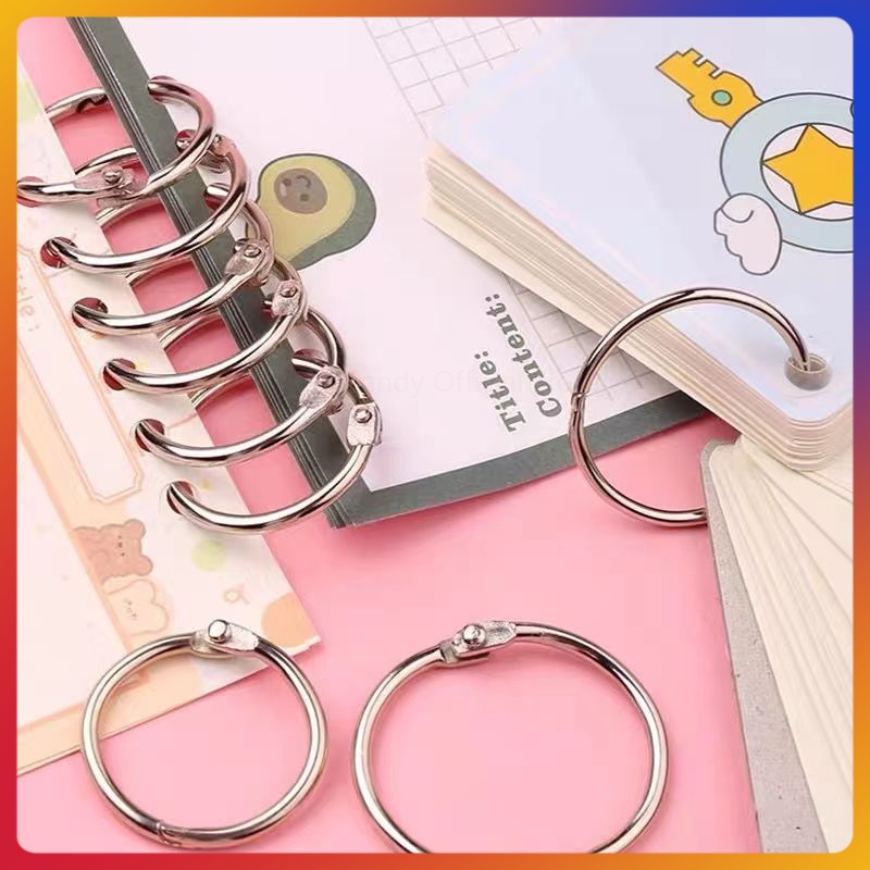 Jual Contoh Buku Cincin Logam Cincin Pemisah/Binder/Binder Cincin 20 ...
