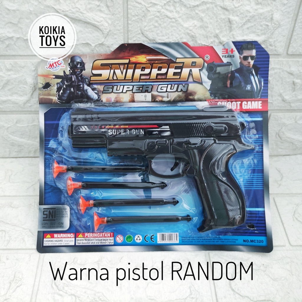 Jual Mainan anak tembak pistol snipper NEW peluru karet | Shopee Indonesia