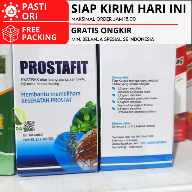 Jual PROSTAFIT Isi 60 kapsul - Obat PROSTAT Asli Sertifikat BPOM ...