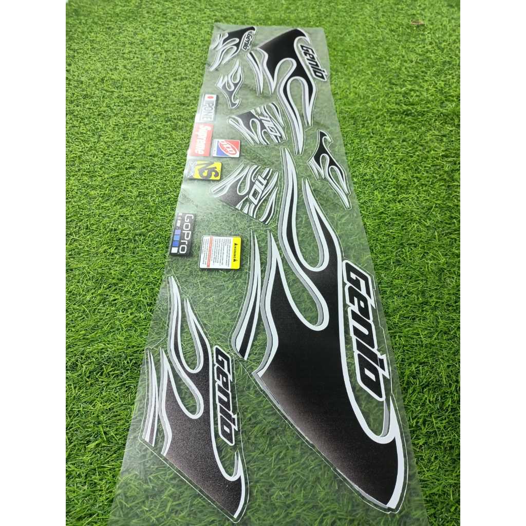 Jual Sticker Genio Api Lis Bahan Bening Transparan Sticker Polet ...